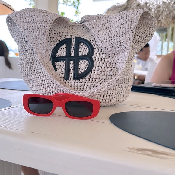 Anine Bing | Bags | Anine Bing Leah Logo Patch Tote Bag | Poshmark